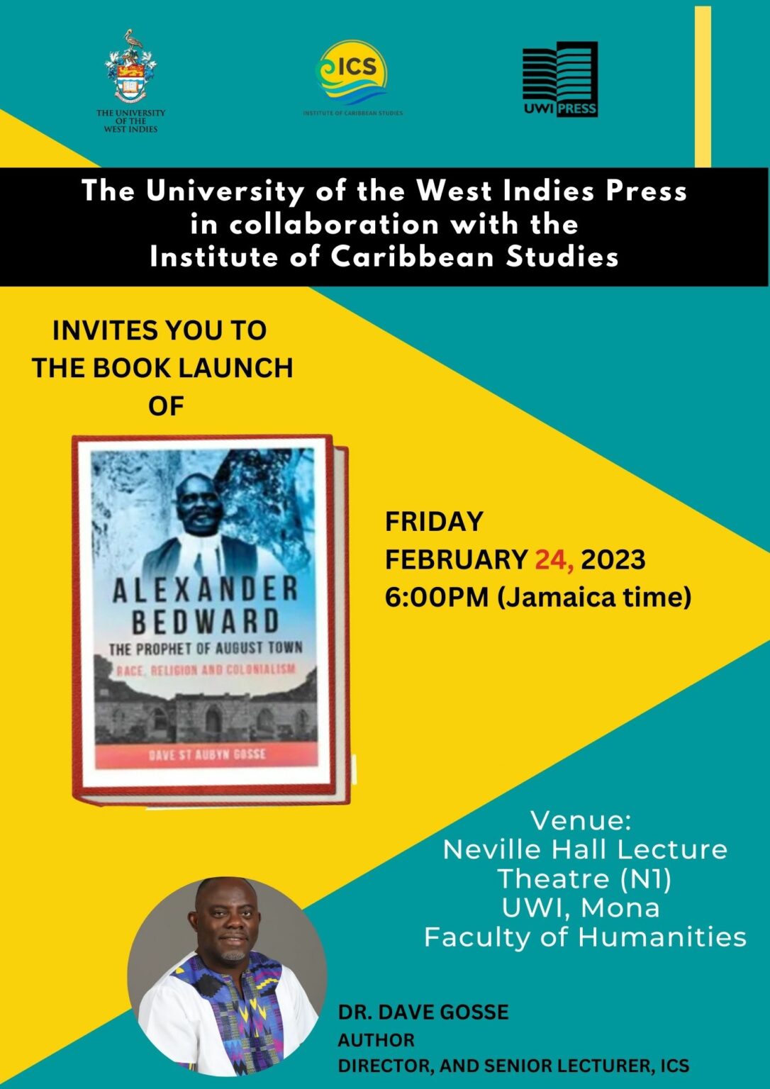 Book Launch | Alexander Bedward, the Prophet of August Town by Dave St ...