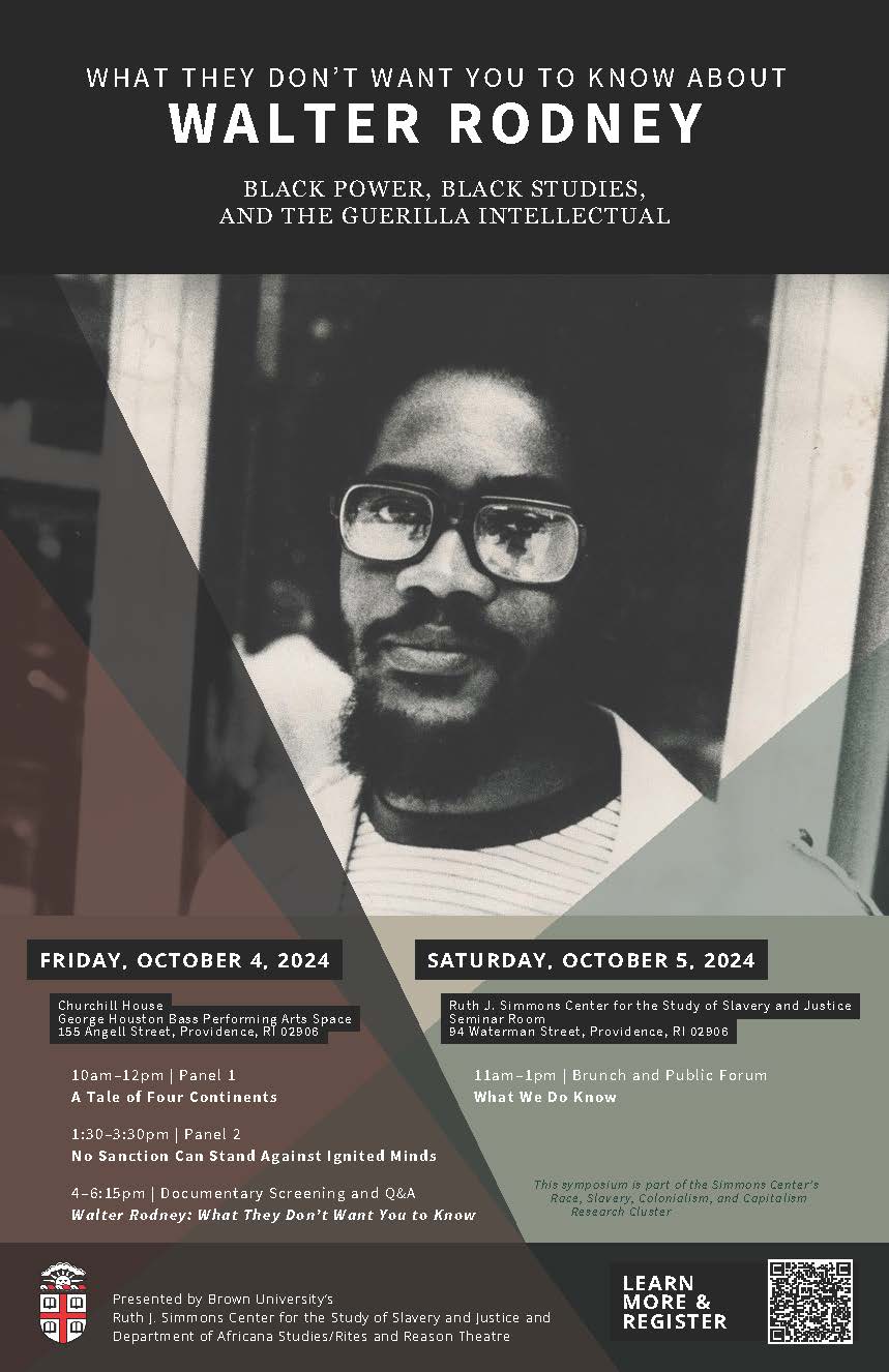What They Don’t Want You to Know About Walter Rodney | University of ...