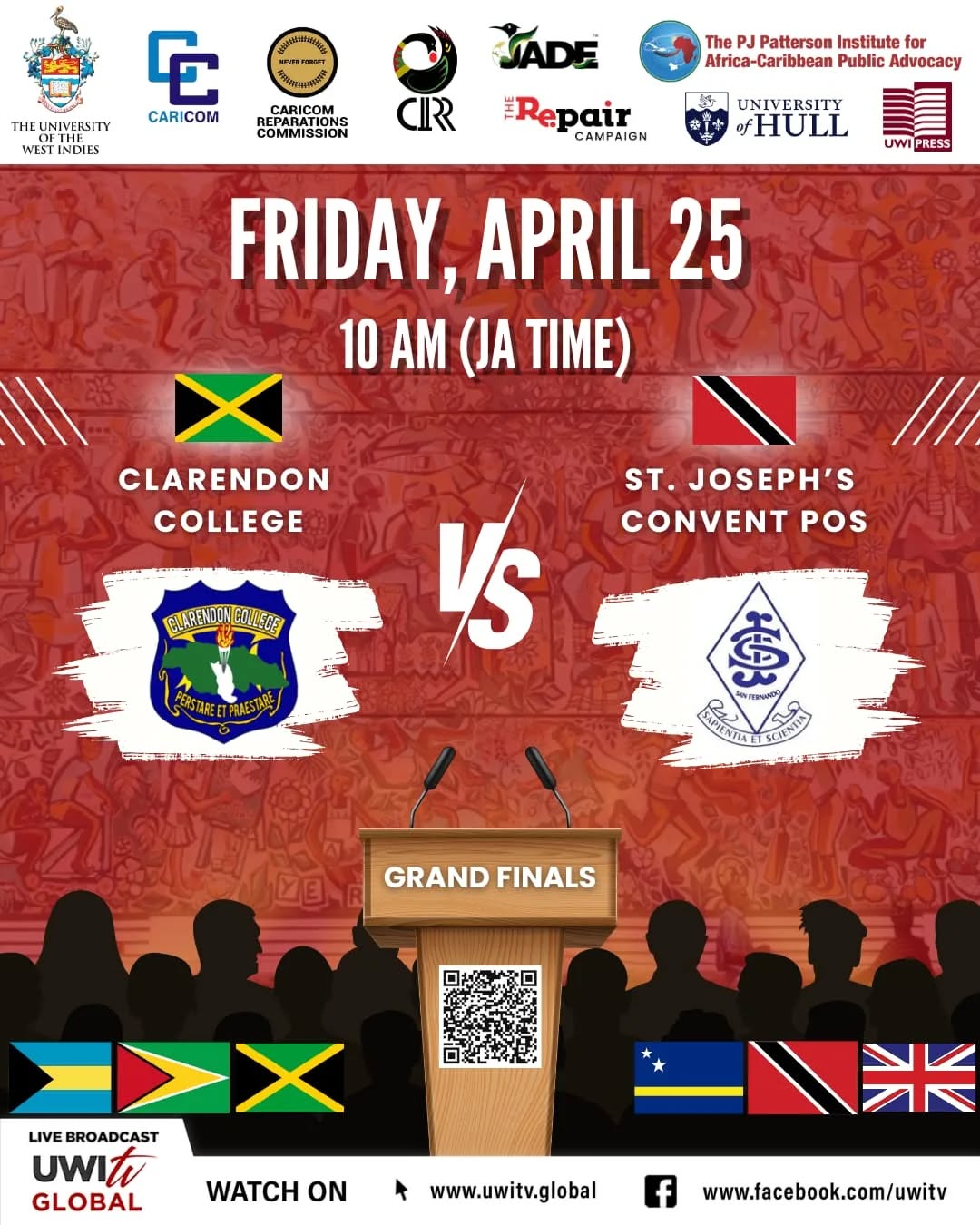 International Reparation Debate Competition | University of the West ...