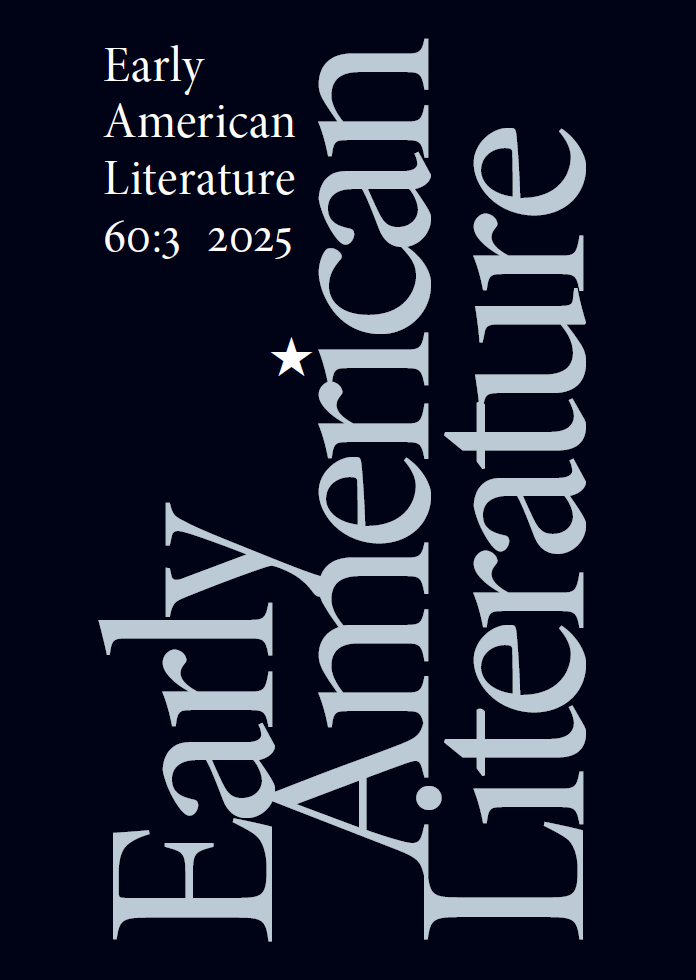 Early American Literature - The University of North Carolina Press