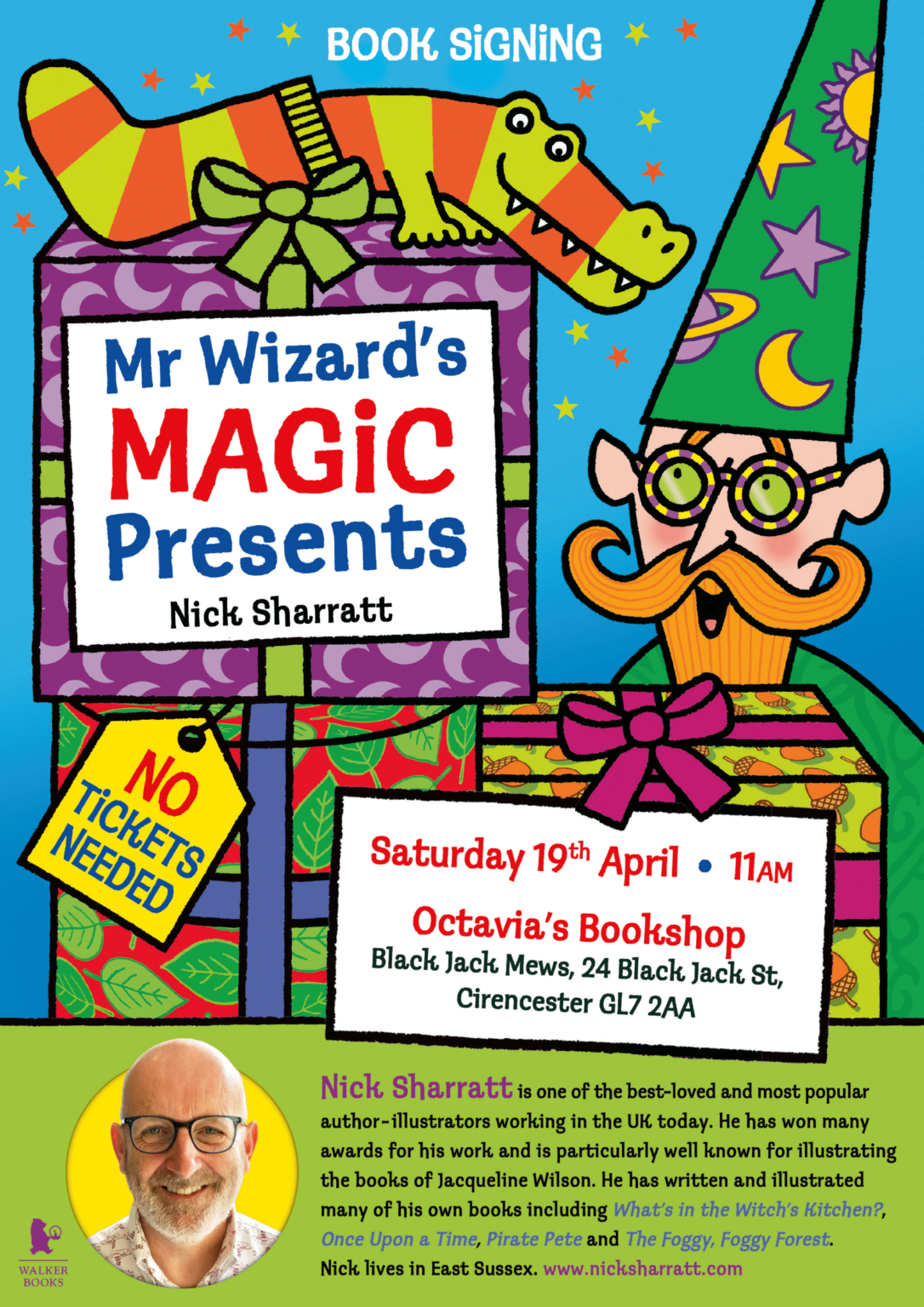 Nick Sharratt Book Signing - Walker Books