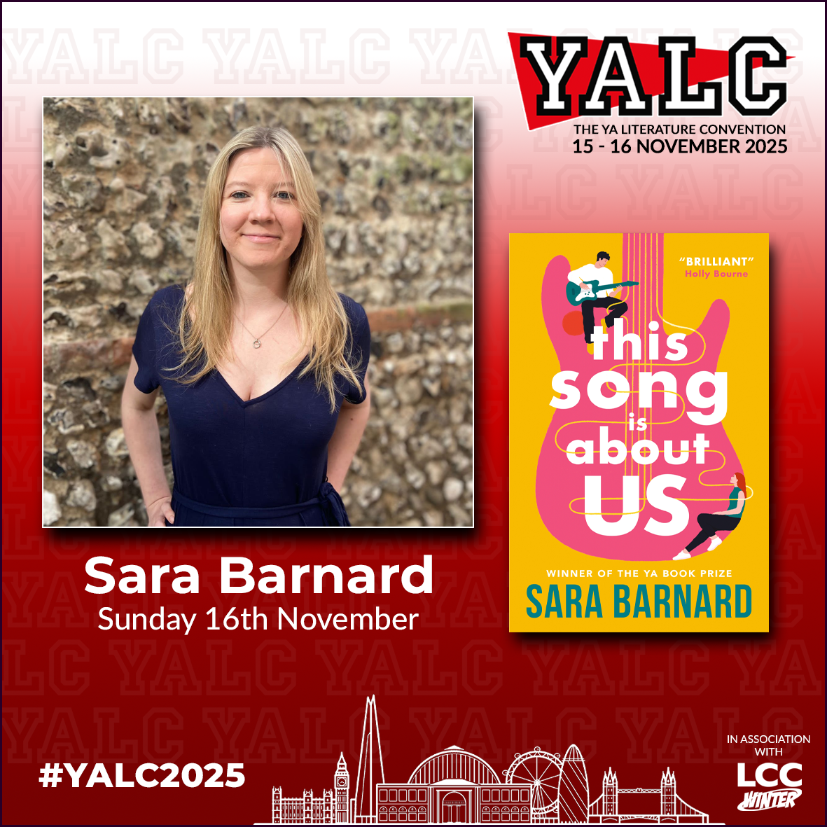 Sara Barnard at YALC 2025 - Walker Books