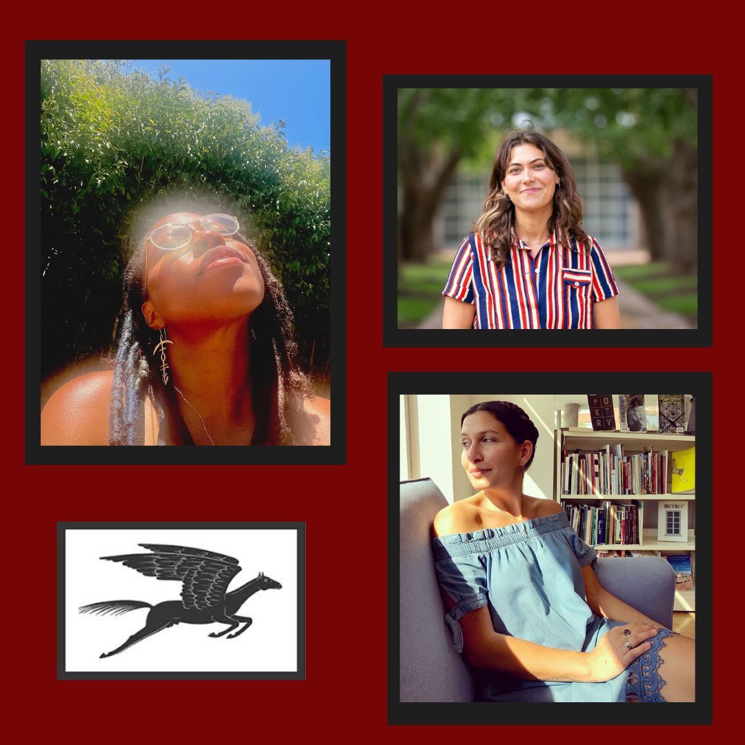 Danielle Vogel, fahima ife, and Stefania Gomez at Poetry Foundation ...