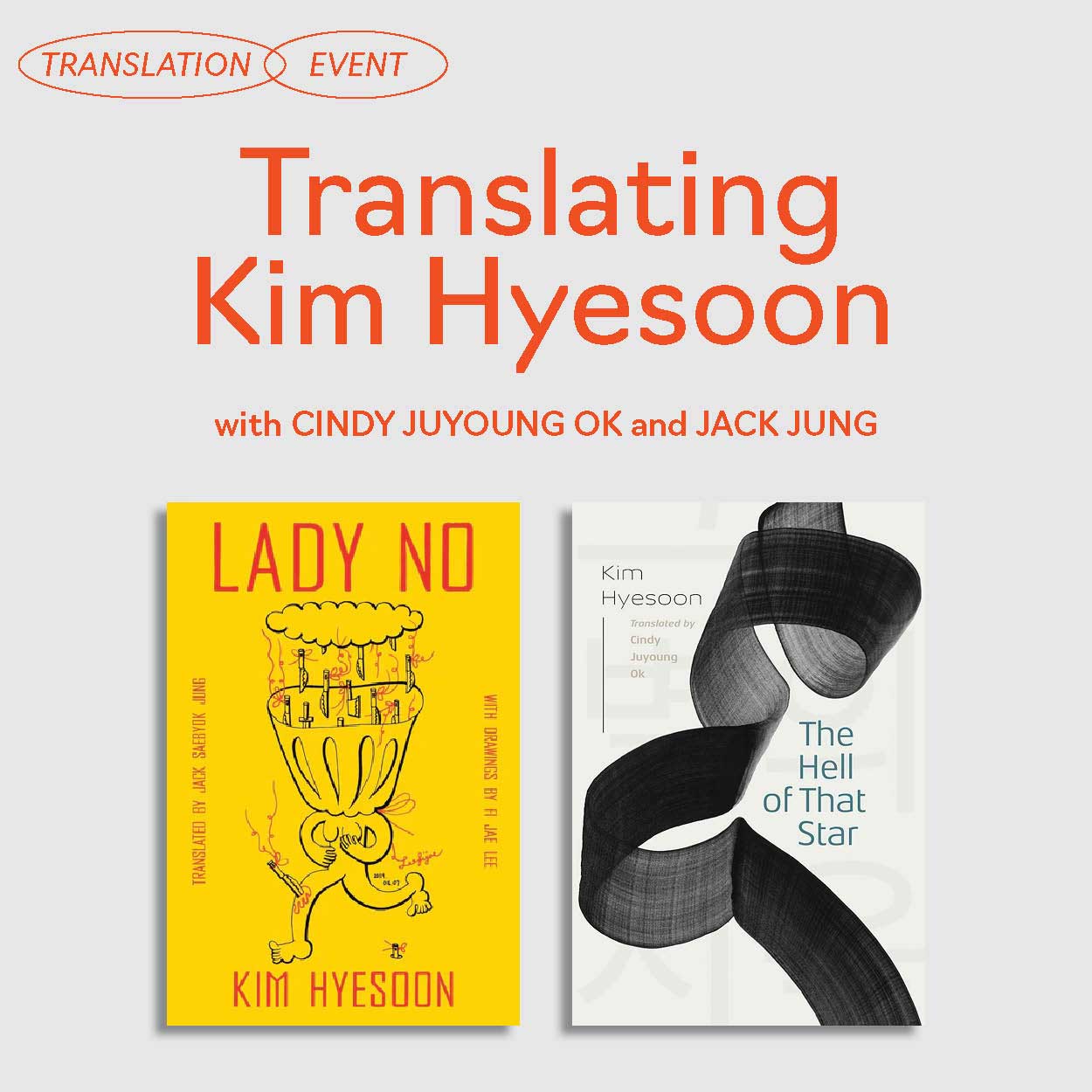 Translating Kim Hyesoon: Cindy Juyoung Ok and Jack Saebyok Jung with R ...